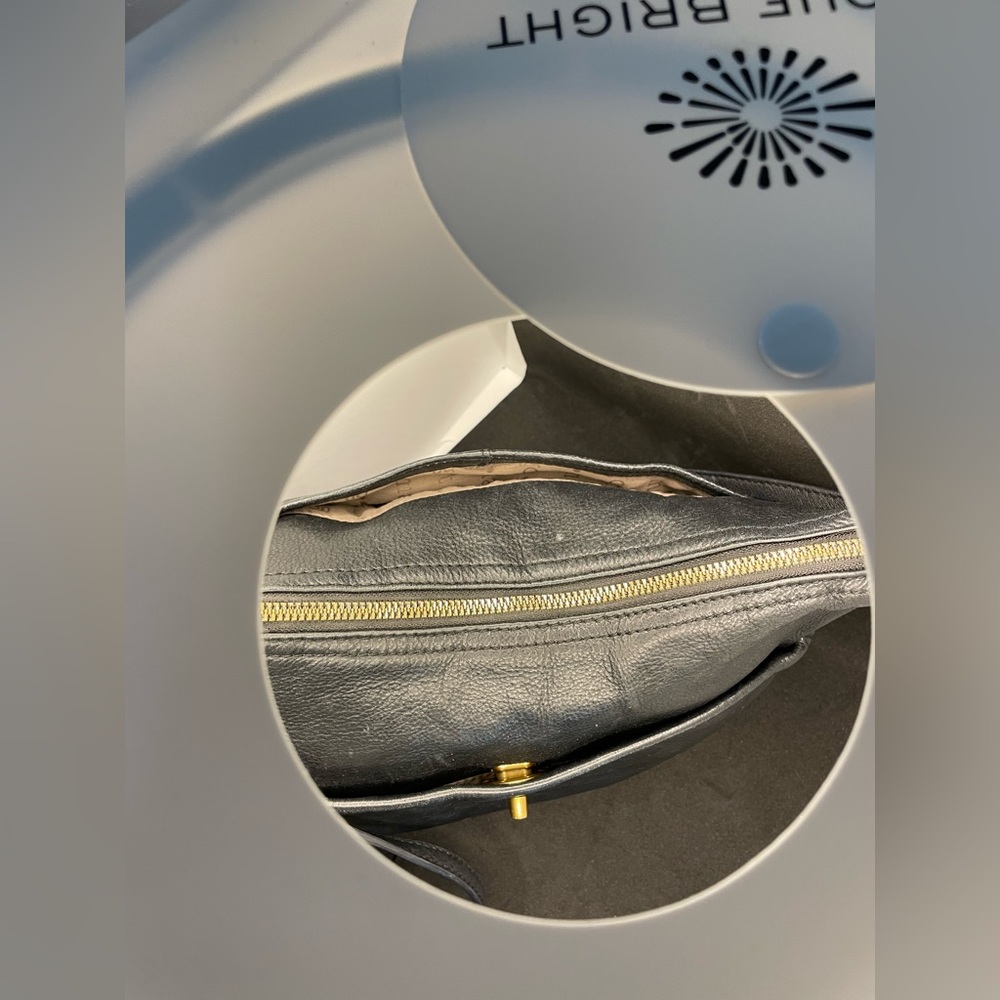 Margot Pebble Leather Turn-Lock Bag - Gem